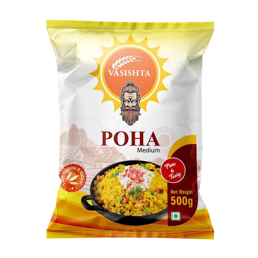 Vasishta Vasishta Poha 500g (Bag of 50) - Shri Krishna Industries Hubli